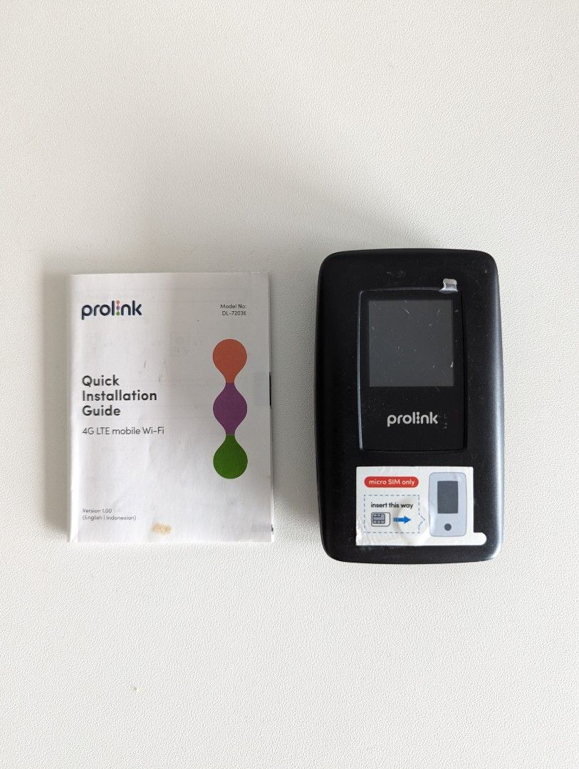 Prolink DL-7203E Portable Mobile Wi-fi, Computers & Tech, Parts ...