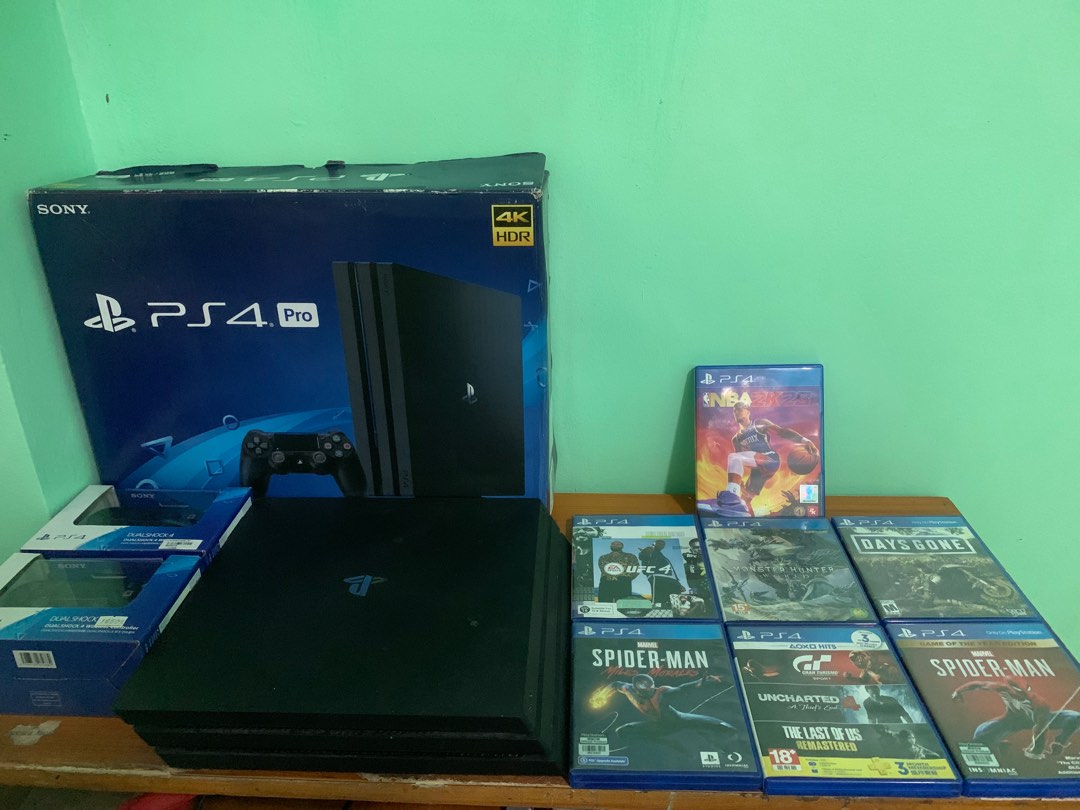 Ps4 Pro 1tb w/8 physical games, Video Gaming, Video Game Consoles ...