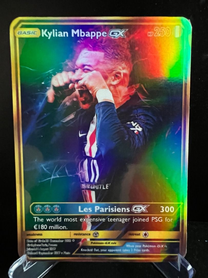 PSG Pokemon GX (Mbappe, Neymar, Ibrahimovic), Hobbies & Toys, Toys ...
