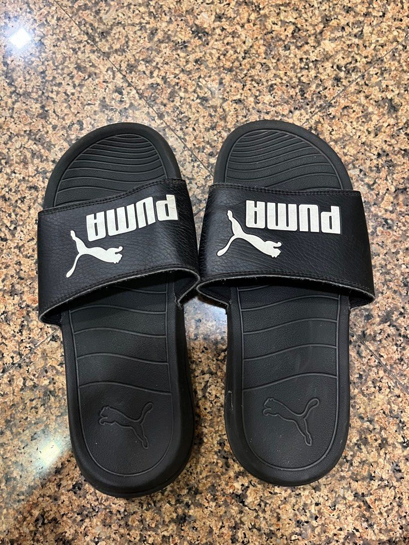 PUMA Slides, Women's Fashion, Footwear, Flipflops and Slides on Carousell