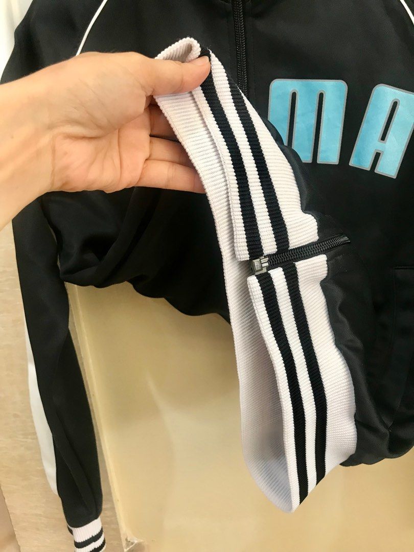 PUMA Track jacket logo back, Women's Fashion, Coats, Jackets and ...