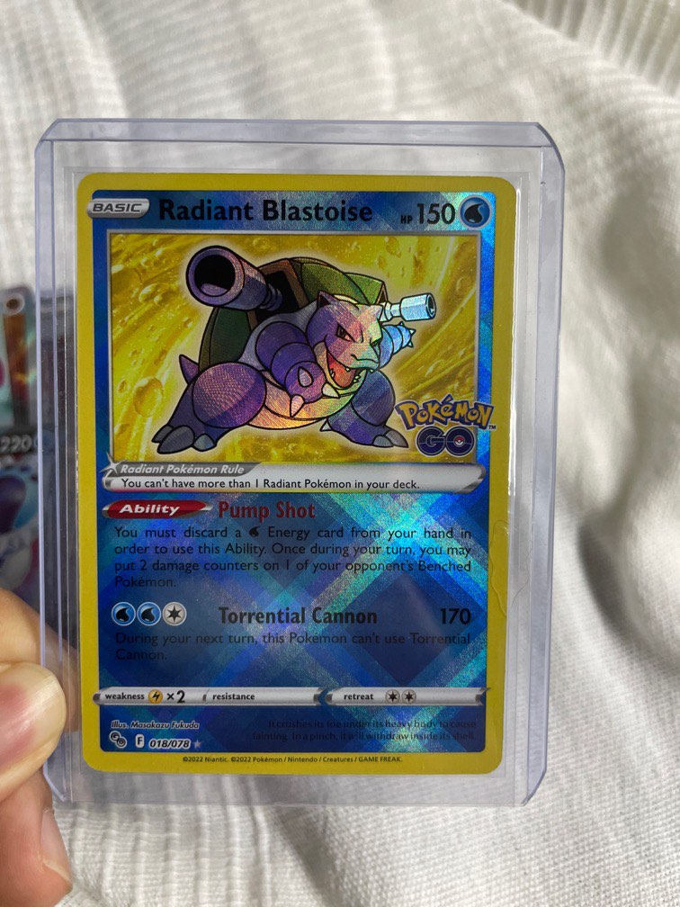 Radiant Blastoise 018/078, Hobbies & Toys, Toys & Games on Carousell