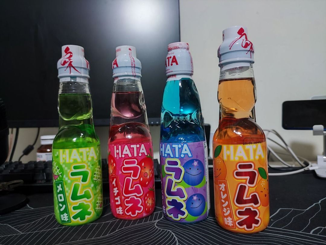 Ramune Japanese marble soda, Food & Drinks, Beverages on Carousell