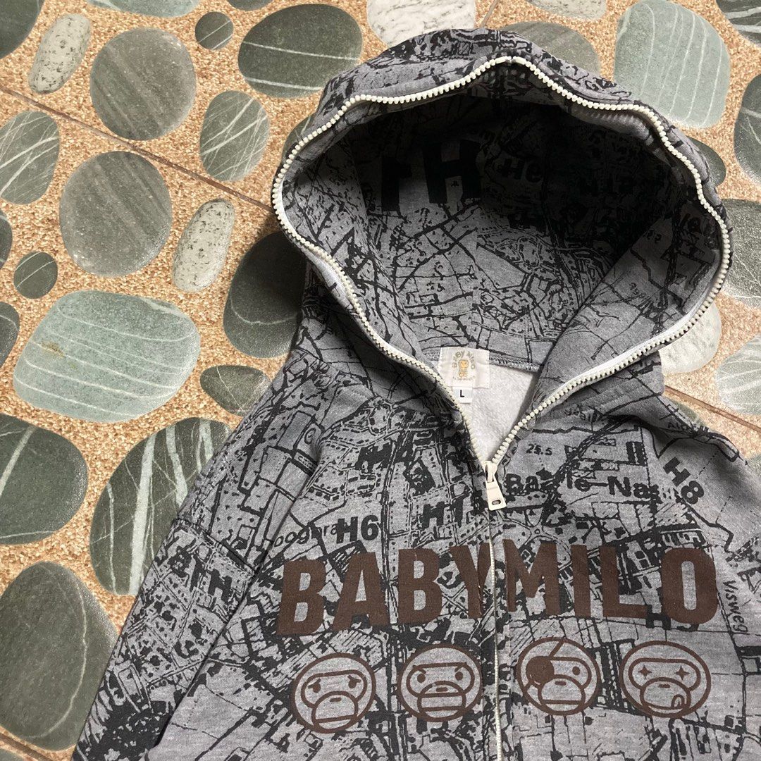 Rare Baby Milo A Bathing Ape Hoodie, Men's Fashion, Coats, Jackets and ...