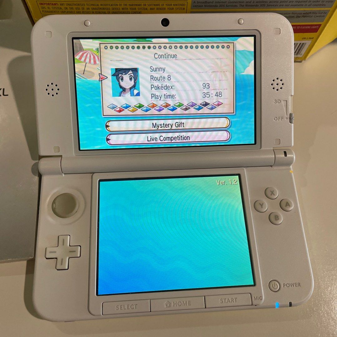 Rare Limited Edition Nintendo Pikachu 3DS XL Pokemon + Pokemon Sun 3DS ...