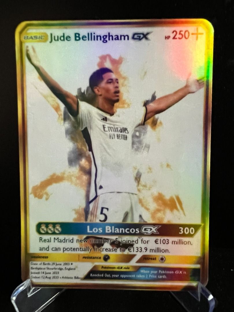 Real Madrid GX Pokemon Card (Jude Bellingham, Vini Jr., Rodrygo, Toni ...