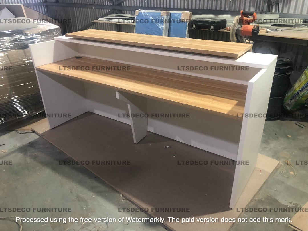 RECEPTION COUNTER OFFICE PARTITION | OFFICE FURNITURE, Furniture & Home ...