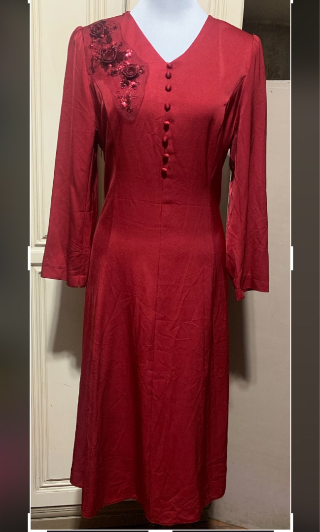 Red Formal Dress, Women's Fashion, Dresses & Sets, Dresses on Carousell