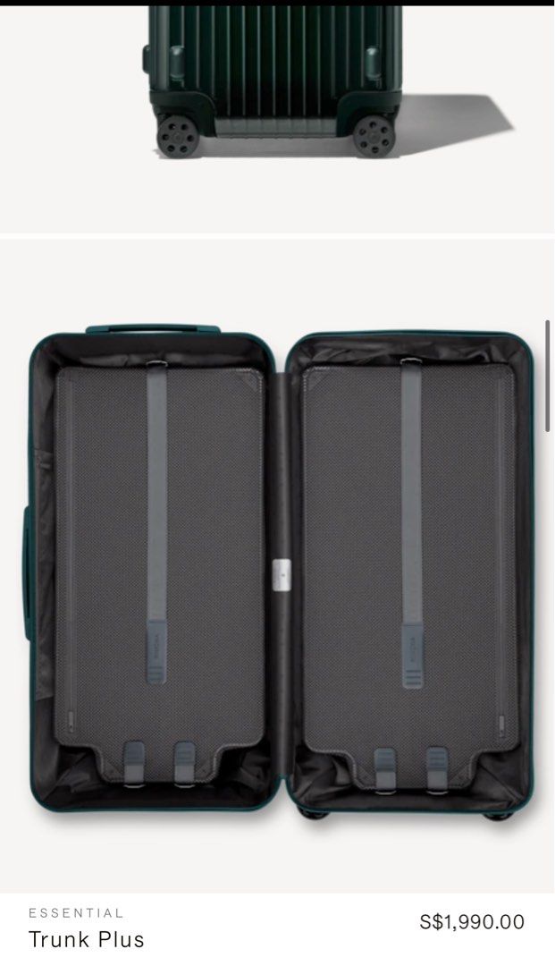 Rimowa Essential Trunk Plus, Hobbies & Toys, Travel, Luggage on Carousell