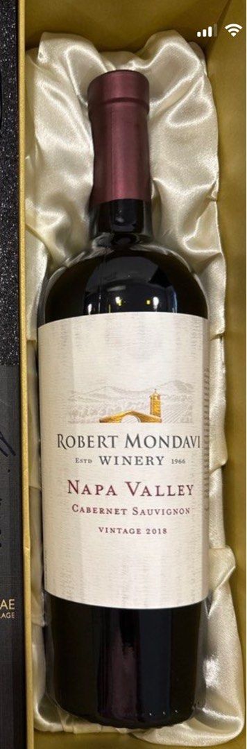 Robert Mondavi Napa valley cabernet sauvignon 2018, Food & Drinks, Alcoholic Beverages on Carousell
