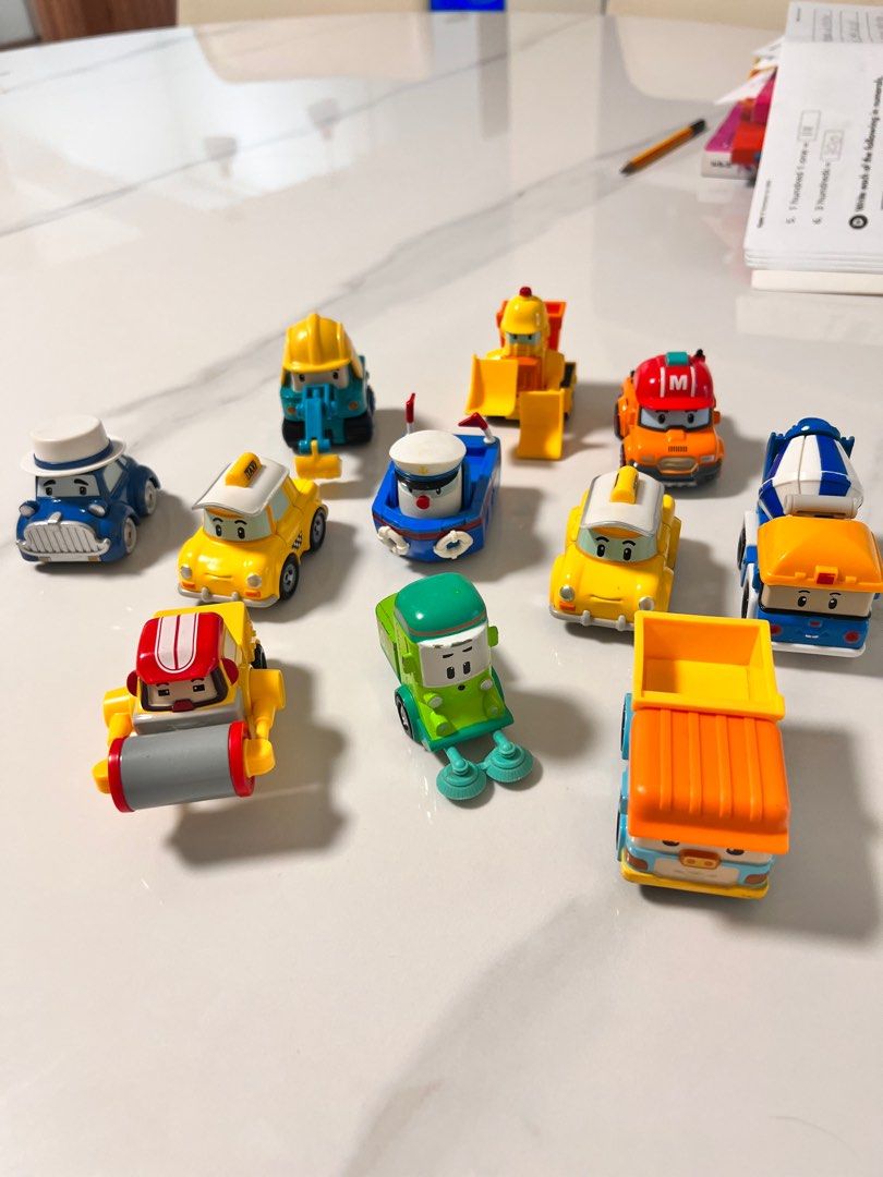 Robo car poli characters set, Hobbies & Toys, Toys & Games on Carousell