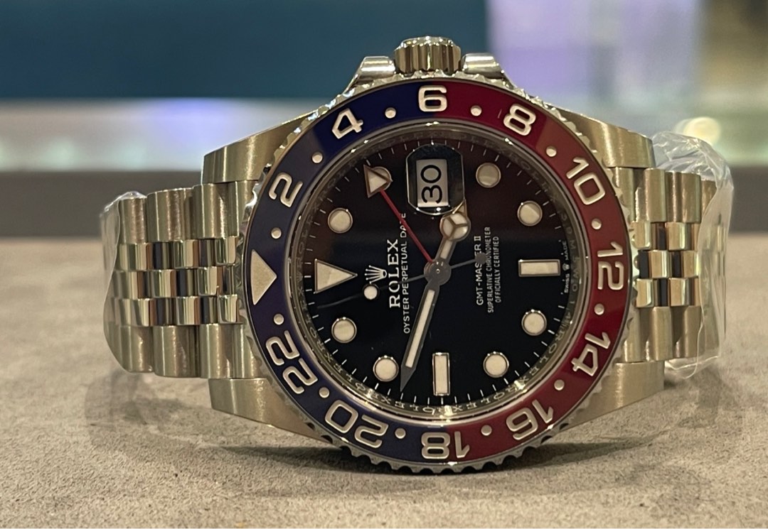 Rolex Full Factory Stickers GMT Master II 126710blro Pepsi Jubilee ...
