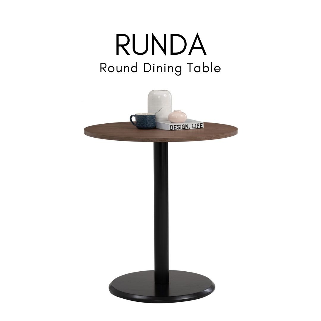 RUNDA Solid Round Dining Table - Free delivery, Furniture & Home Living ...