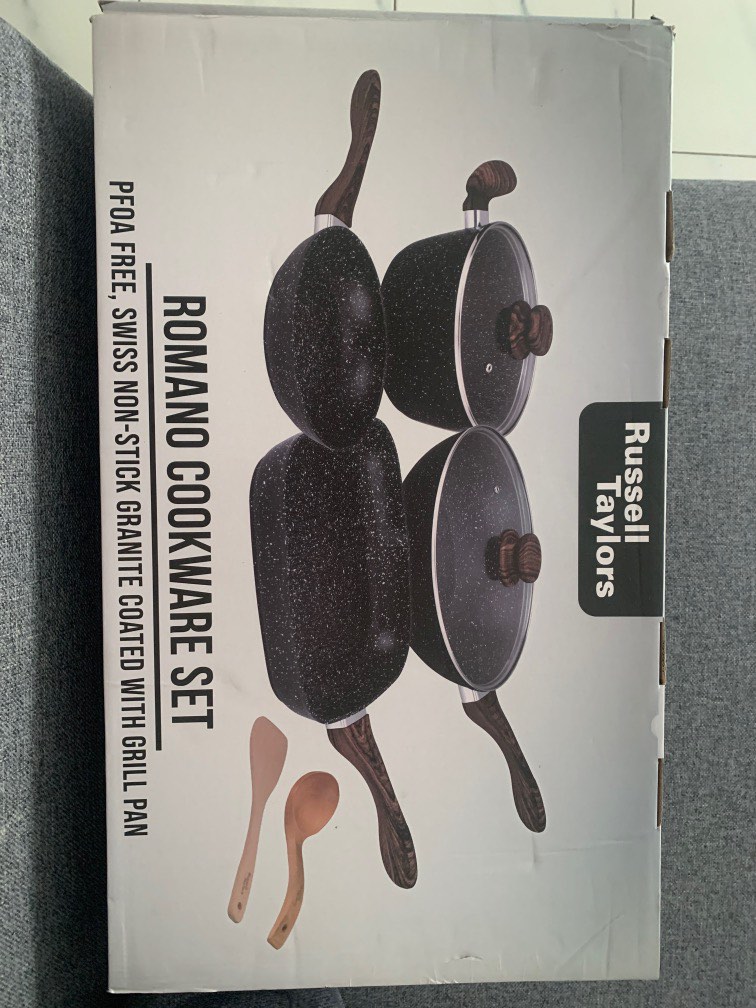 Russel Taylor’s Romano cookware set, Furniture & Home Living ...