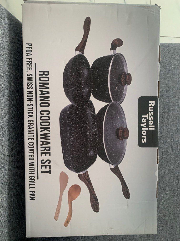 Russel Taylor’s Romano cookware set, Furniture & Home Living ...