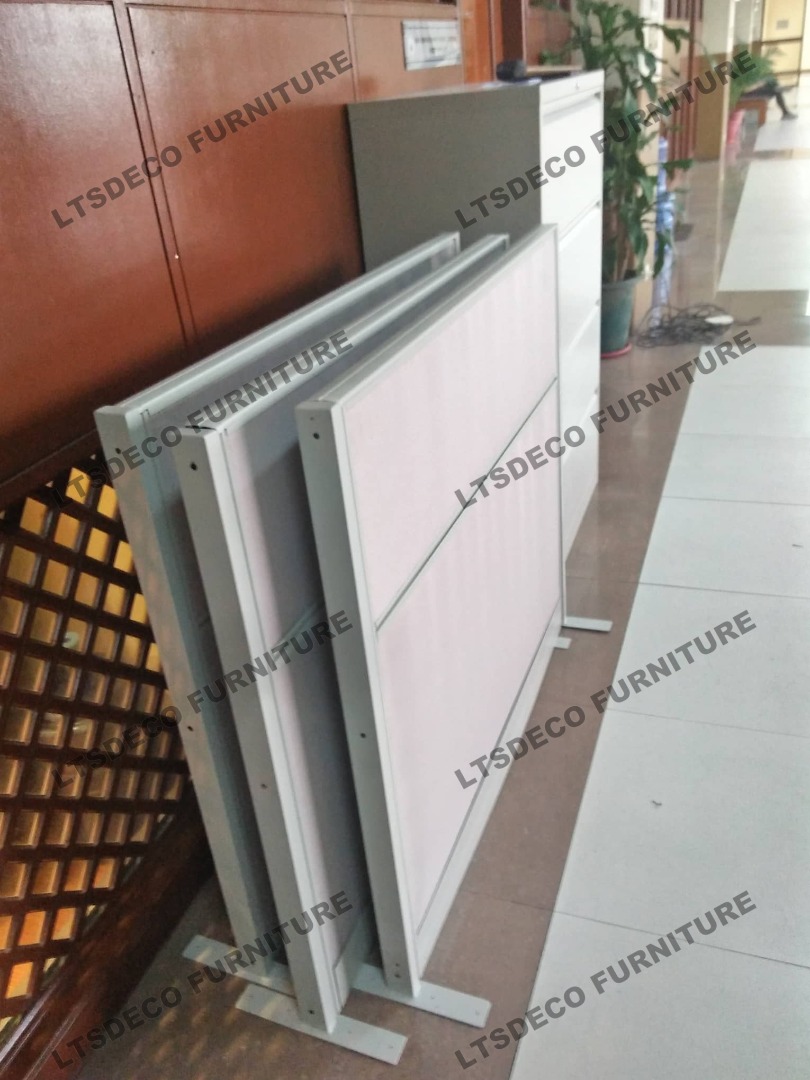 SCREEN PANEL FULL FABRIC WITH STABILIZER OFFICE PARTITION, Furniture ...
