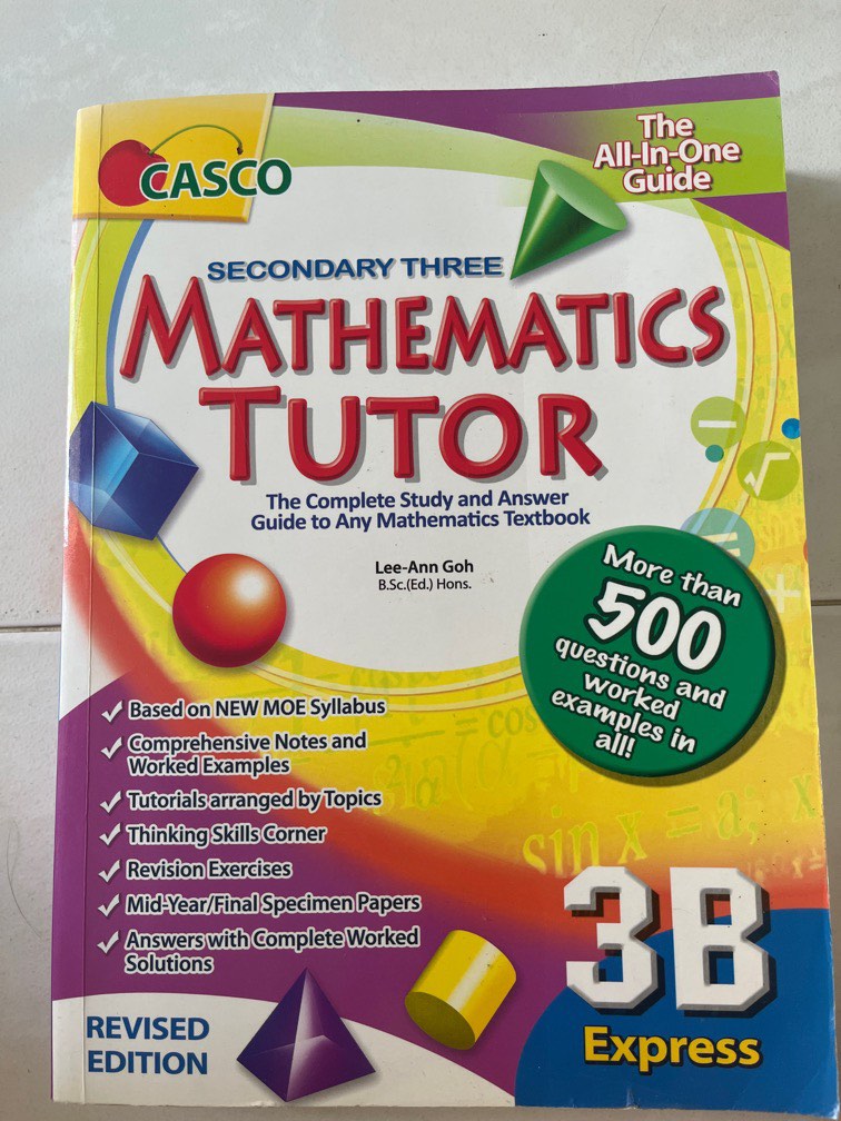 Secondary 3B Math assessment book, Hobbies & Toys, Books & Magazines ...