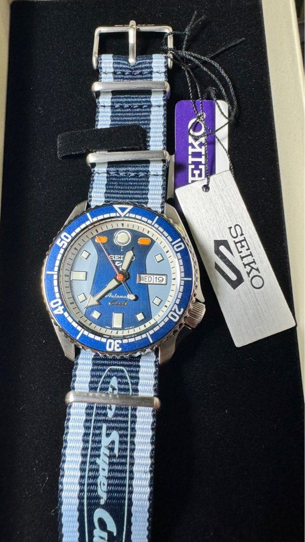 Xmas promo!! Seiko 5 Sports Honda Super Cub SRPK37K1, Men's Fashion ...