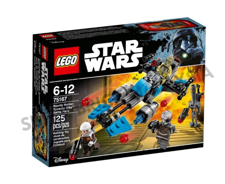SET 75167 LEGO STAR WARS - Bounty Hunter Speeder Bike Battle Pack ...