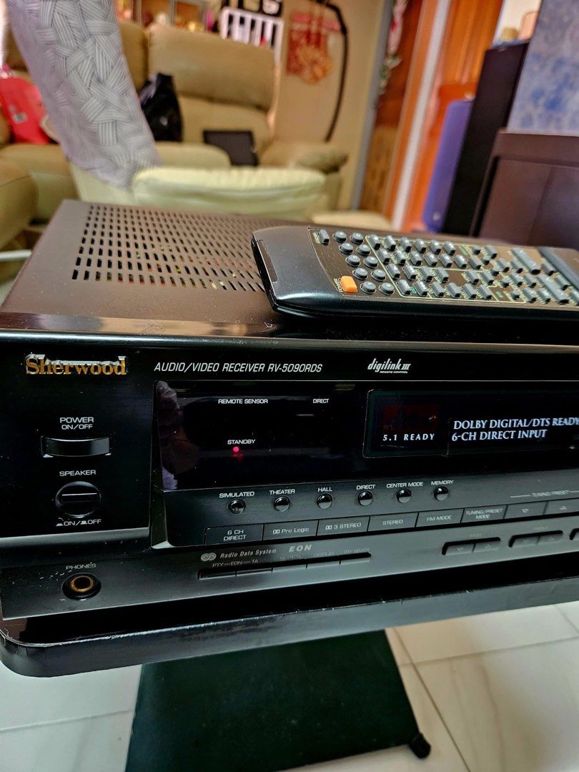 SHERWOOD RV-5090RDS AV Receiver, Audio, Other Audio Equipment on Carousell