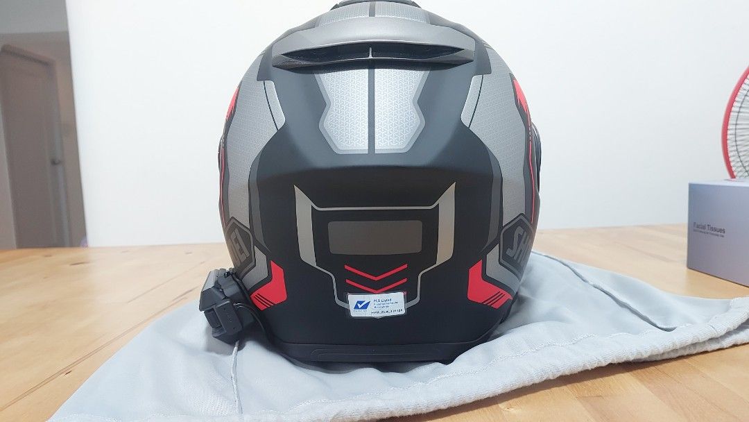 SHOEI Neotec II RESPECT TC5 Modular Helmet with Cardo Packtalk Neo ...