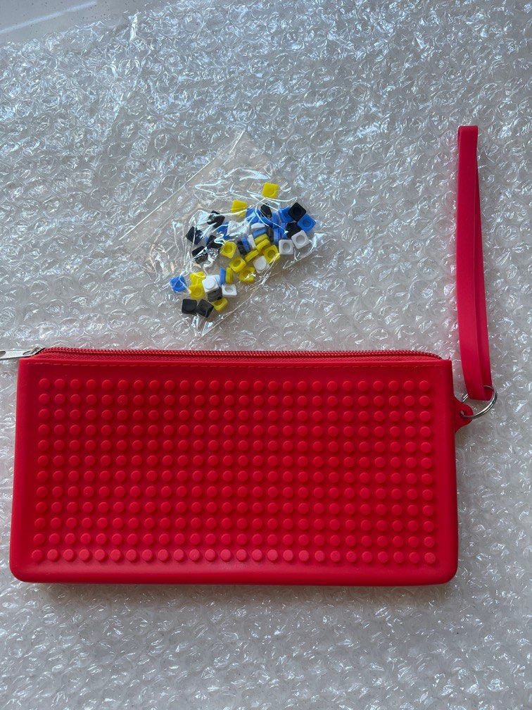 silicon case/pouch with nanoblocks, Women's Fashion, Bags & Wallets ...