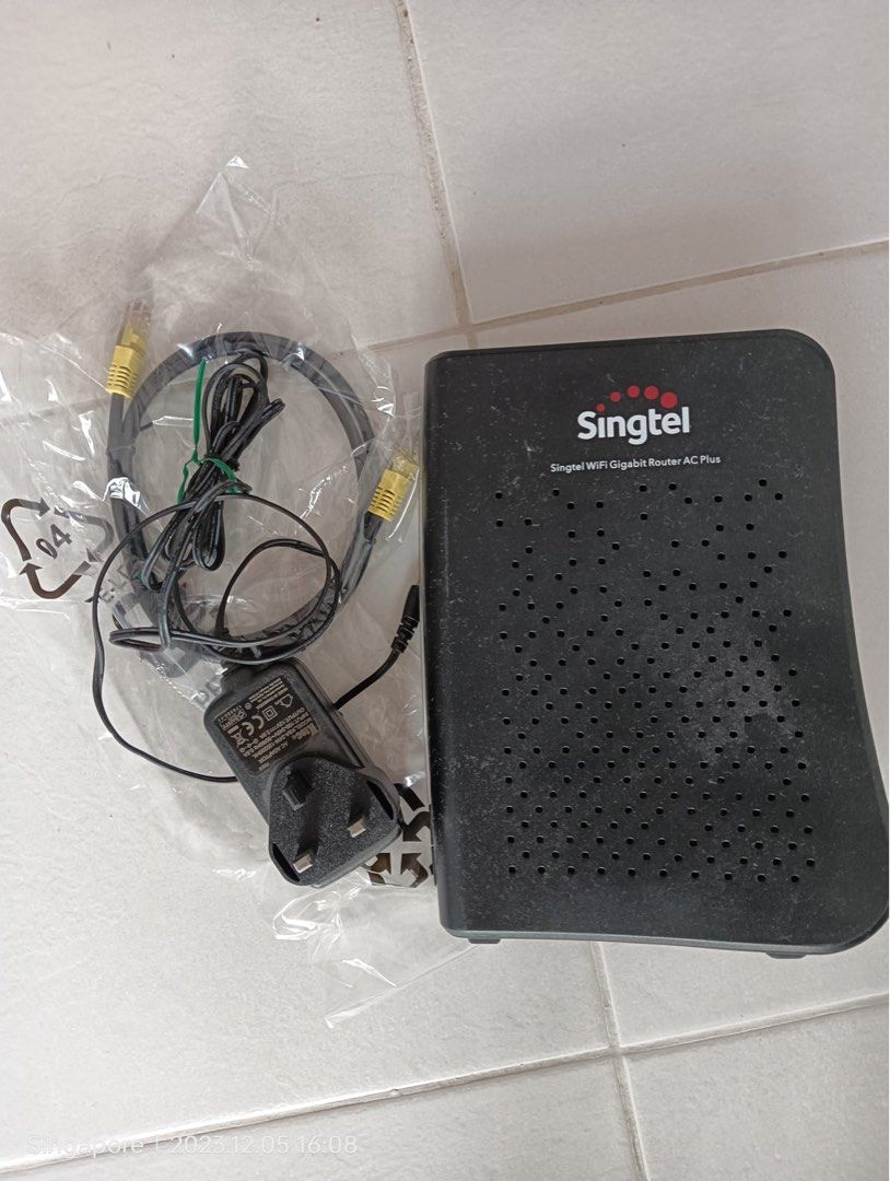 Singtel WiFi Router, Computers & Tech, Office & Business Technology on ...