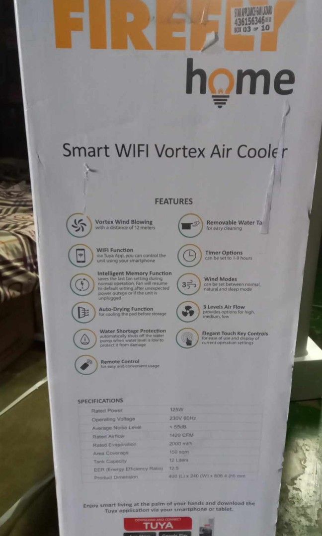 Smart Wifi Vortex Air Cooler, TV & Home Appliances, Air Conditioning ...
