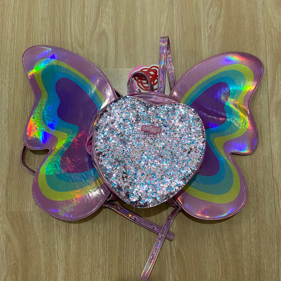 Smiggle Butterfly Back Pack, Babies & Kids, Babies & Kids Fashion on ...