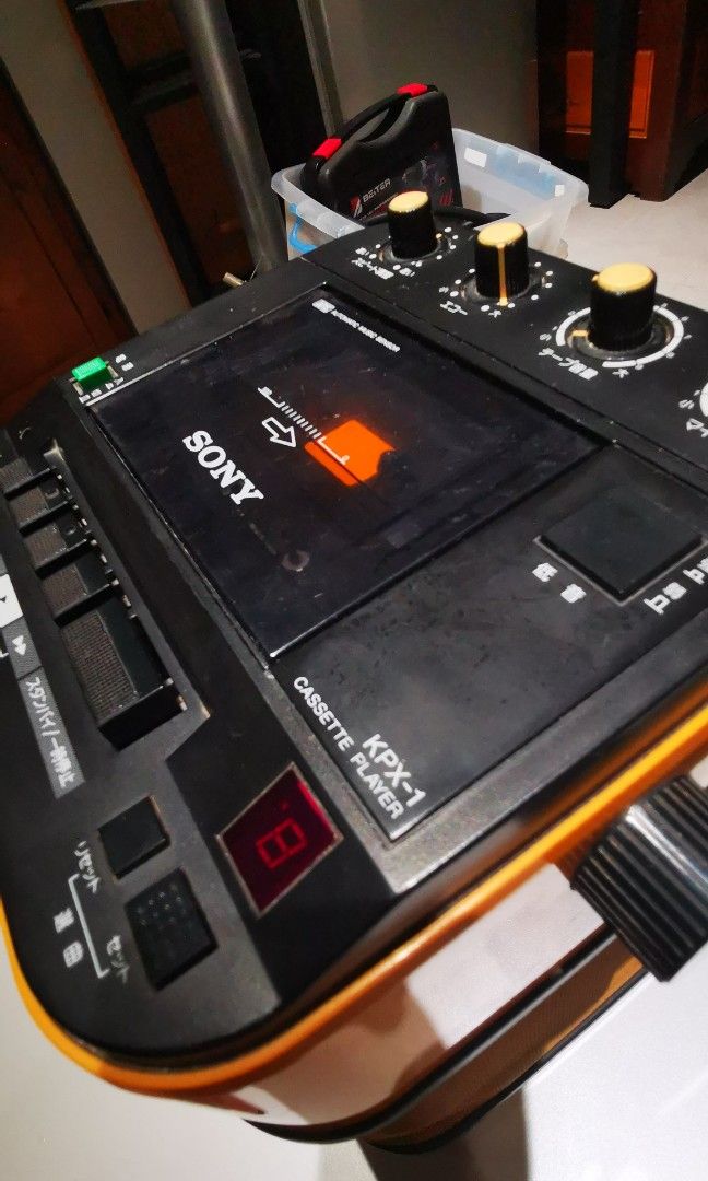 Sony cassette player KPX-1 not Walkman discman, 音響器材, 可攜式音響設備 - Carousell