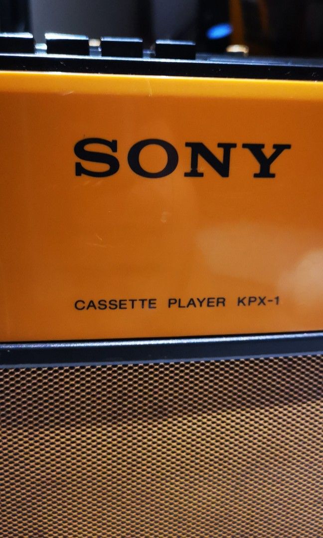 Sony cassette player KPX-1 not Walkman discman, 音響器材, 可攜式音響設備 - Carousell