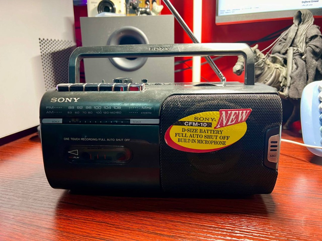 SONY CFM-10 radio & cassette recorder, Audio, Portable Music Players on ...