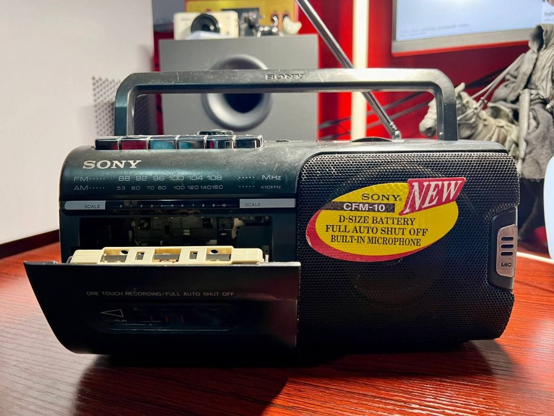 SONY CFM-10 radio & cassette recorder, Audio, Portable Music Players on ...
