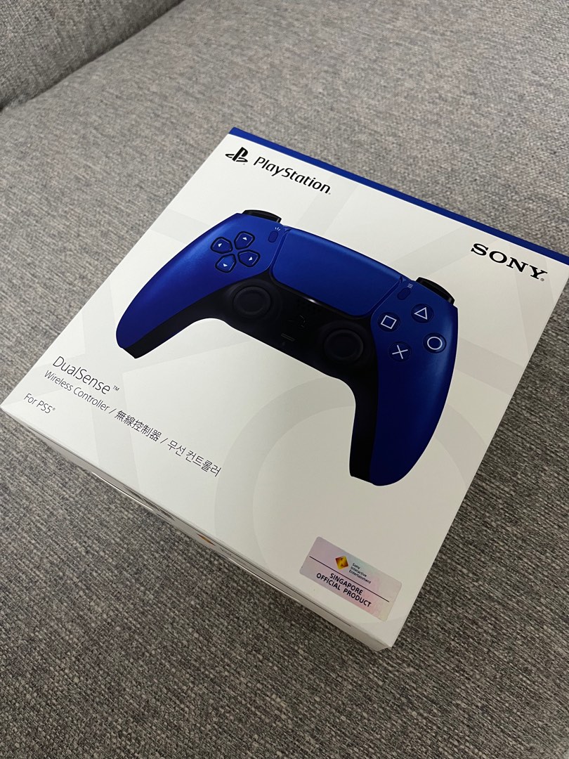 Sony PlayStation 5 PS5 DualSense Wireless Controller Cobalt Blue, Video ...