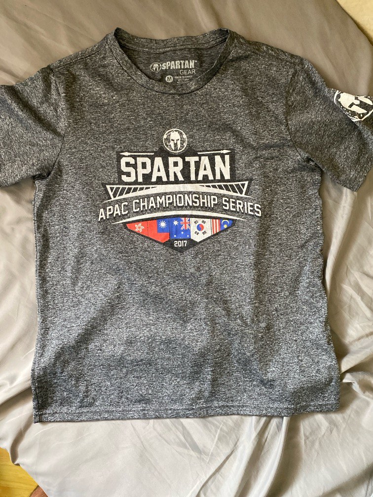 Spartan race drifit, Men's Fashion, Tops & Sets, Tshirts & Polo Shirts ...