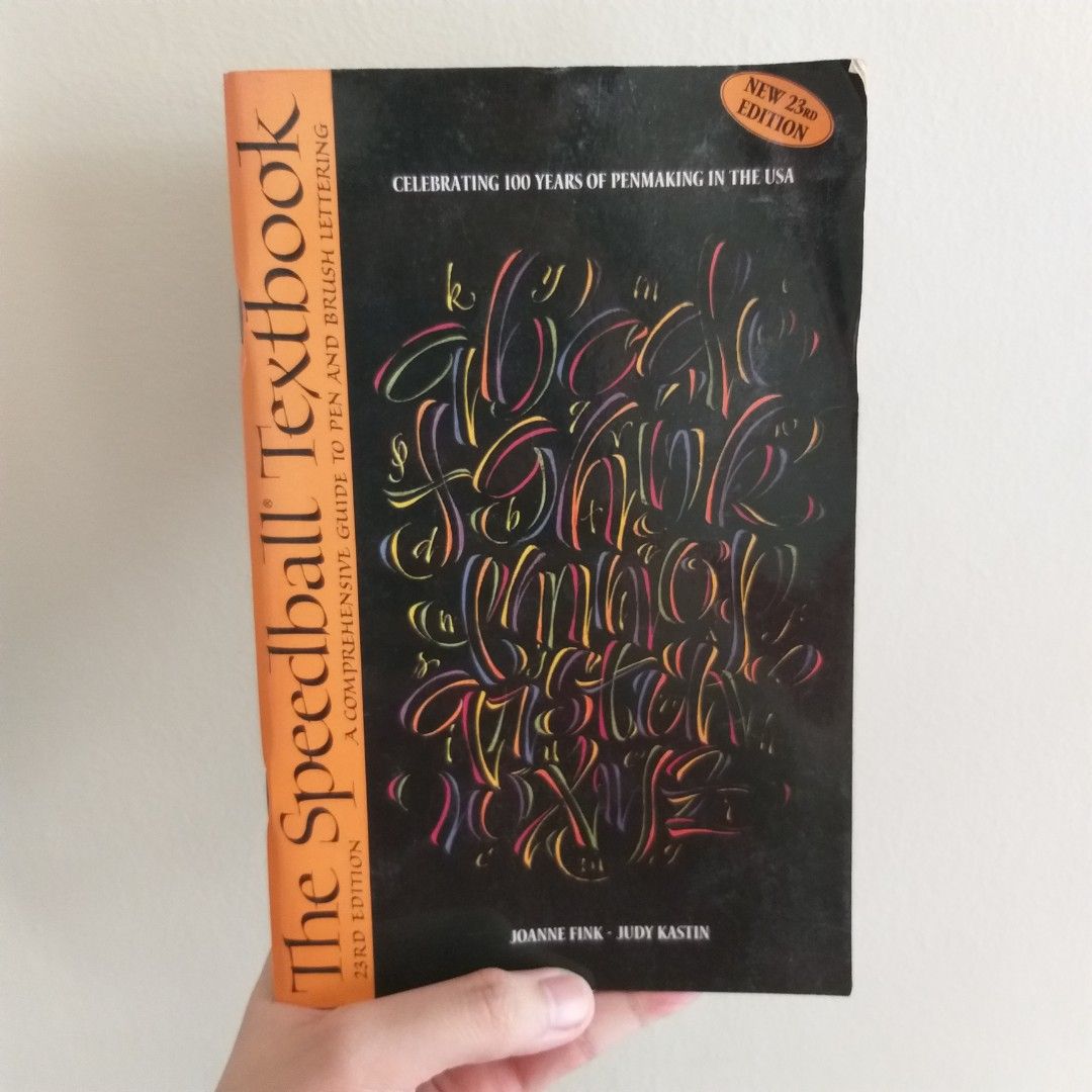 Speedball Textbook and Calligraphy Set [SOLD AS SET ONLY], Hobbies ...