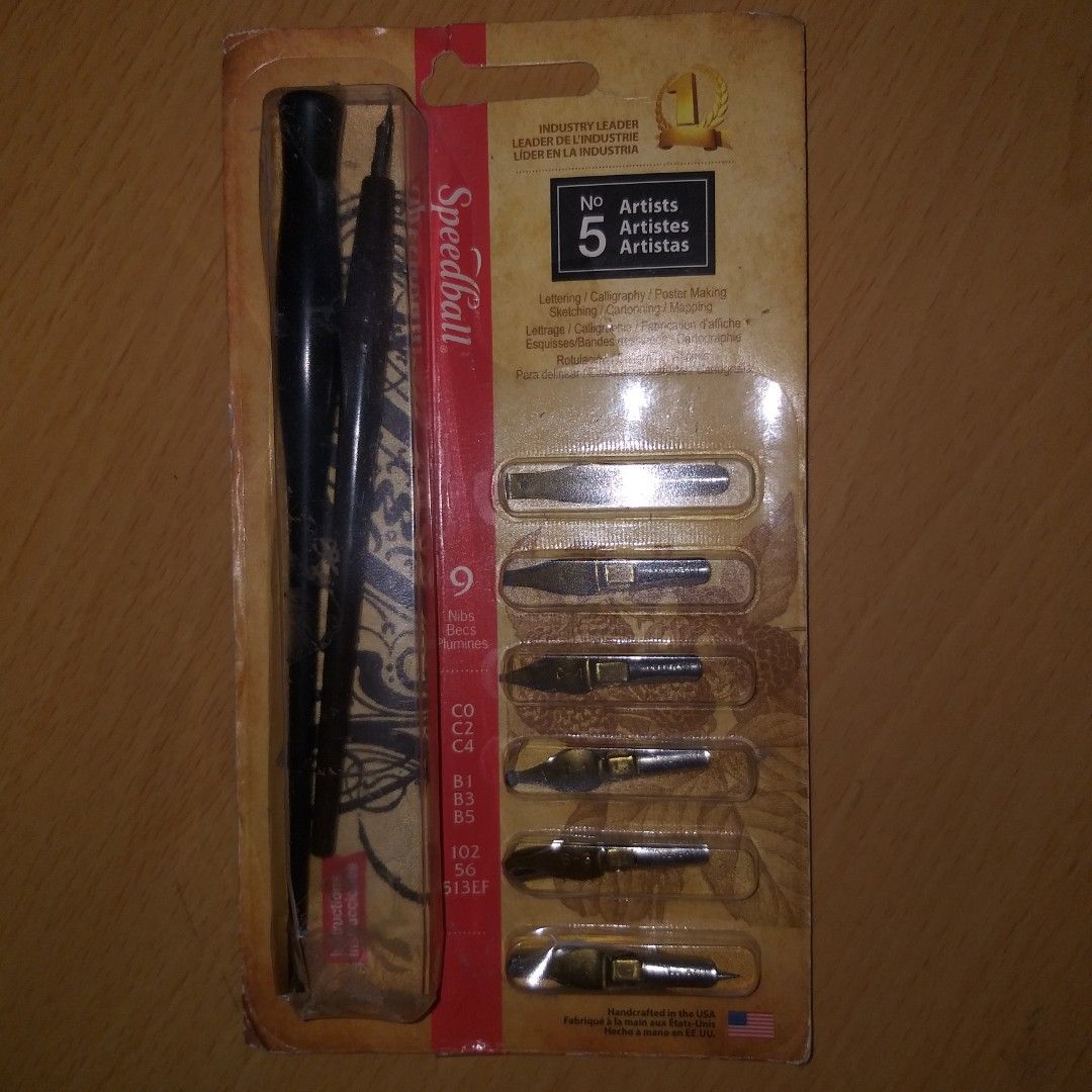 Speedball Textbook and Calligraphy Set [SOLD AS SET ONLY], Hobbies ...
