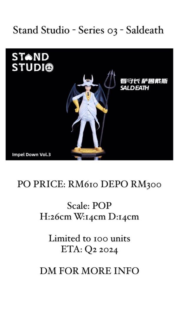 Stand Studio - Series 03 - Saldeath, Hobbies & Toys, Toys & Games on ...