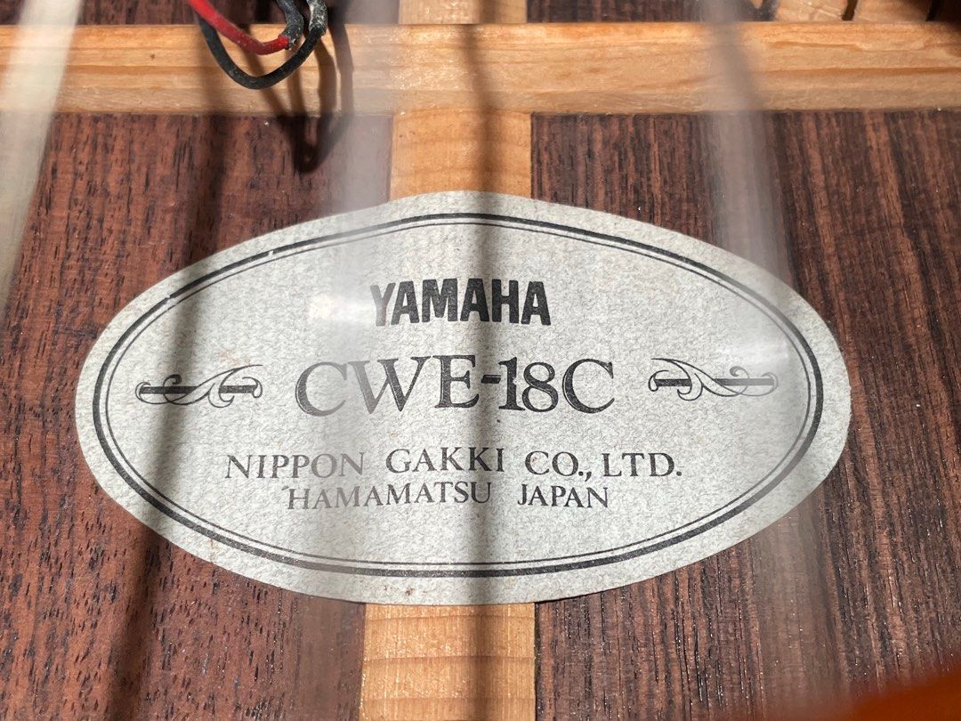 Super Rare! Vintage Made In Japan Yamaha CWE-18C semi-acoustic ...