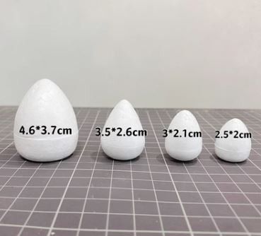 Teardrop shape Styrofoam (Different sizes available!), Hobbies & Toys ...