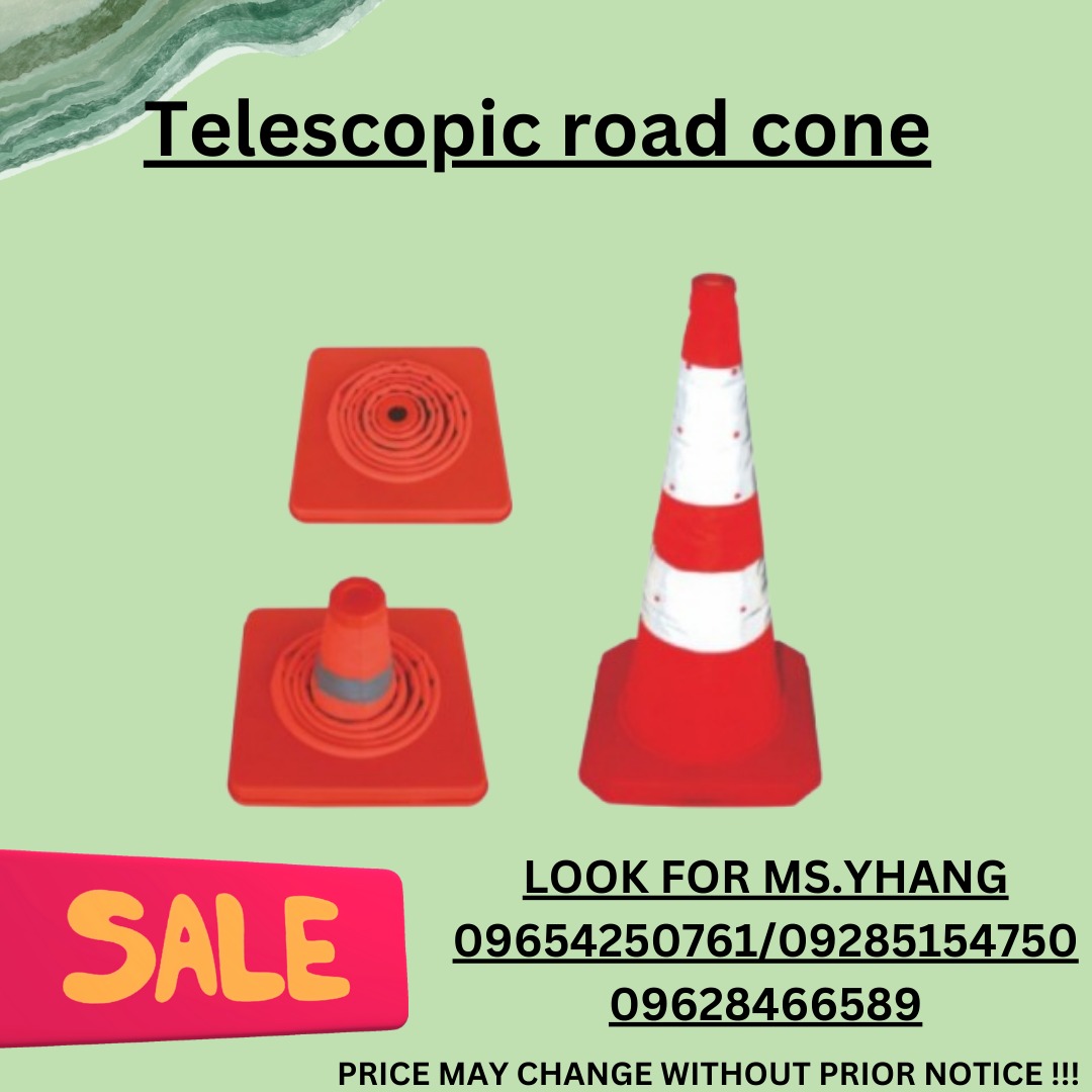 Telescopic Road Cone, Commercial & Industrial, Construction & Building ...