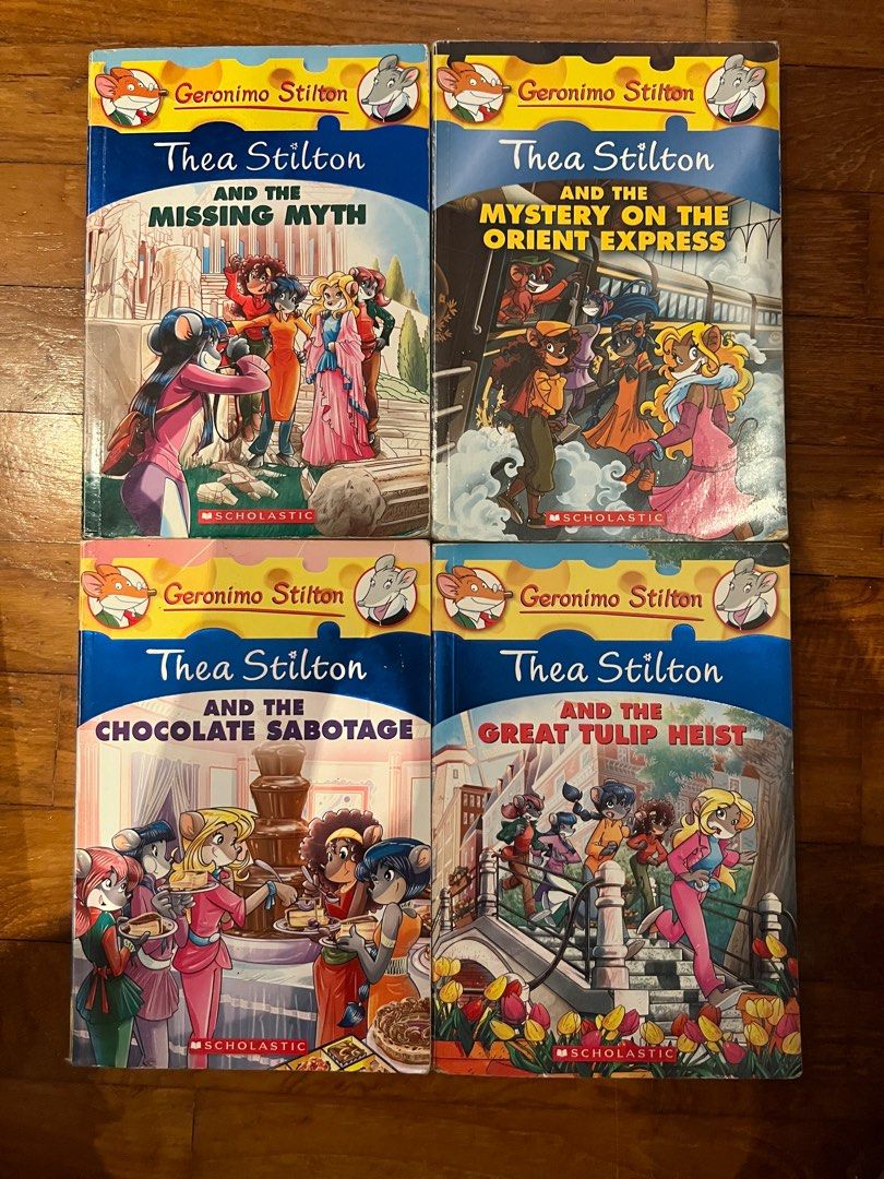 Thea Stilton , Creepella Von Cacklefur , Geronimo Stilton Cavemice book ...