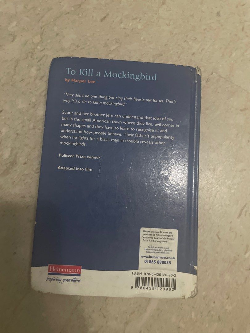 To kill a mockingbird Harper Lee, Hobbies & Toys, Books & Magazines ...