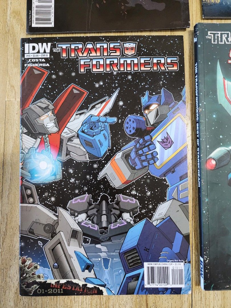 Transformers Comics Set of 5, Hobbies & Toys, Books & Magazines, Comics & Manga on Carousell