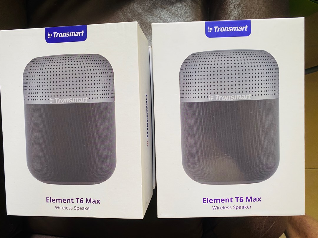 tronsmart Element T6 MAX 藍芽喇叭一對, 音響器材, Soundbar、揚聲器、藍牙喇叭、耳擴 - Carousell