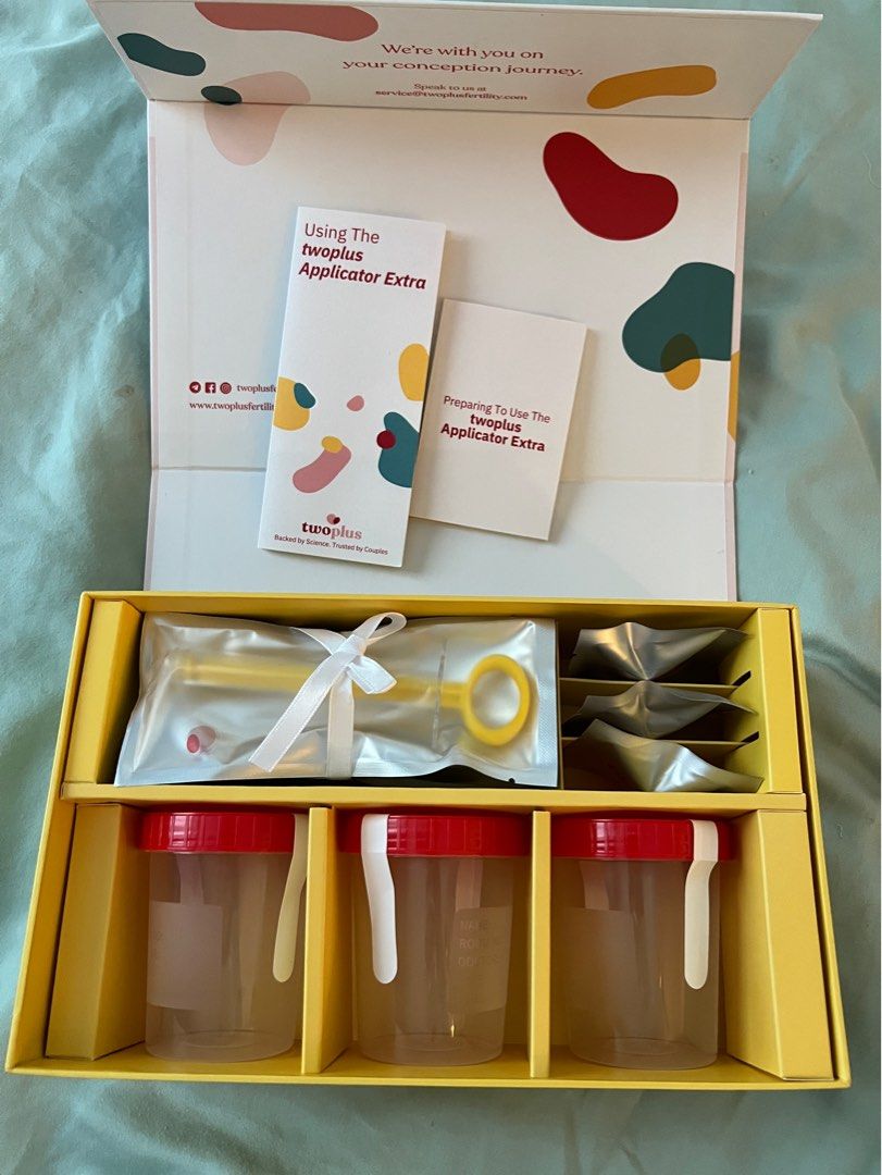 Twoplus Fertility Artificial Insemination Kit Applicator Extra, Health ...