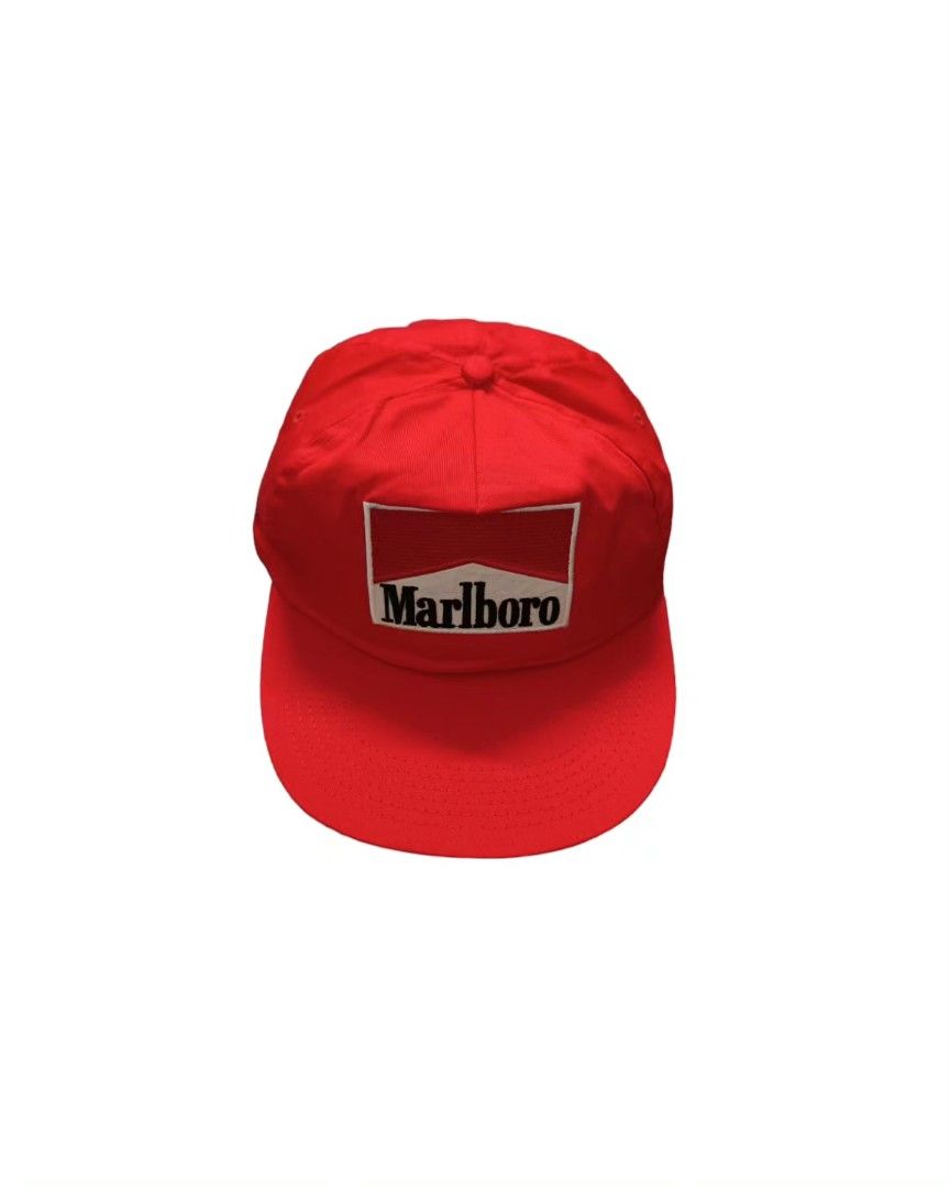 VINTAGE EMBROIDERY MARLBORO LOGO CAP, Men's Fashion, Watches ...
