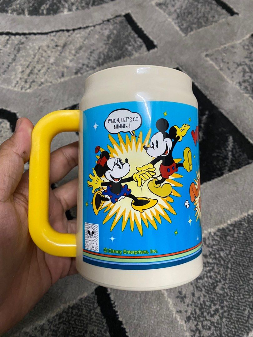 Vintage Mickey Mouse cup, Hobbies & Toys, Collectibles & Memorabilia, Fan Merchandise on Carousell