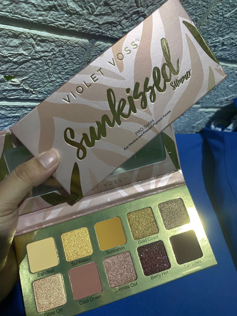 Violet voss sunkissed summer eyeshadow palette, Beauty & Personal Care, Face, Makeup on Carousell