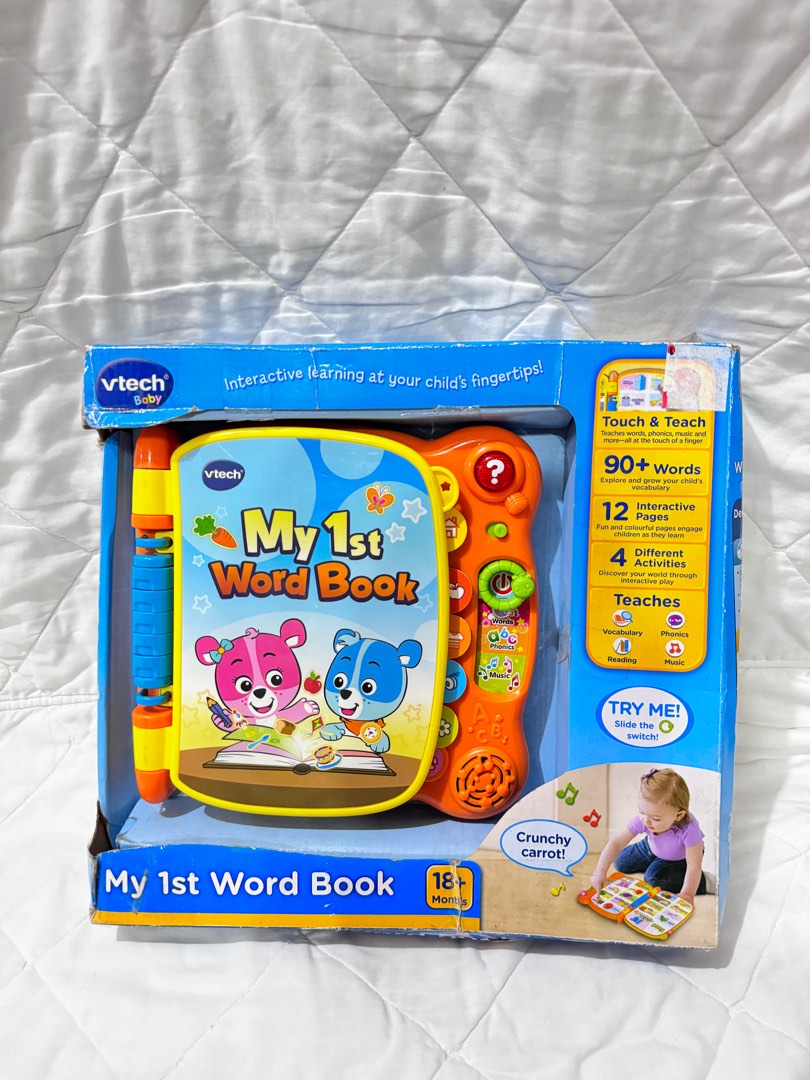 Vtech my first word book, Babies & Kids, Infant Playtime on Carousell
